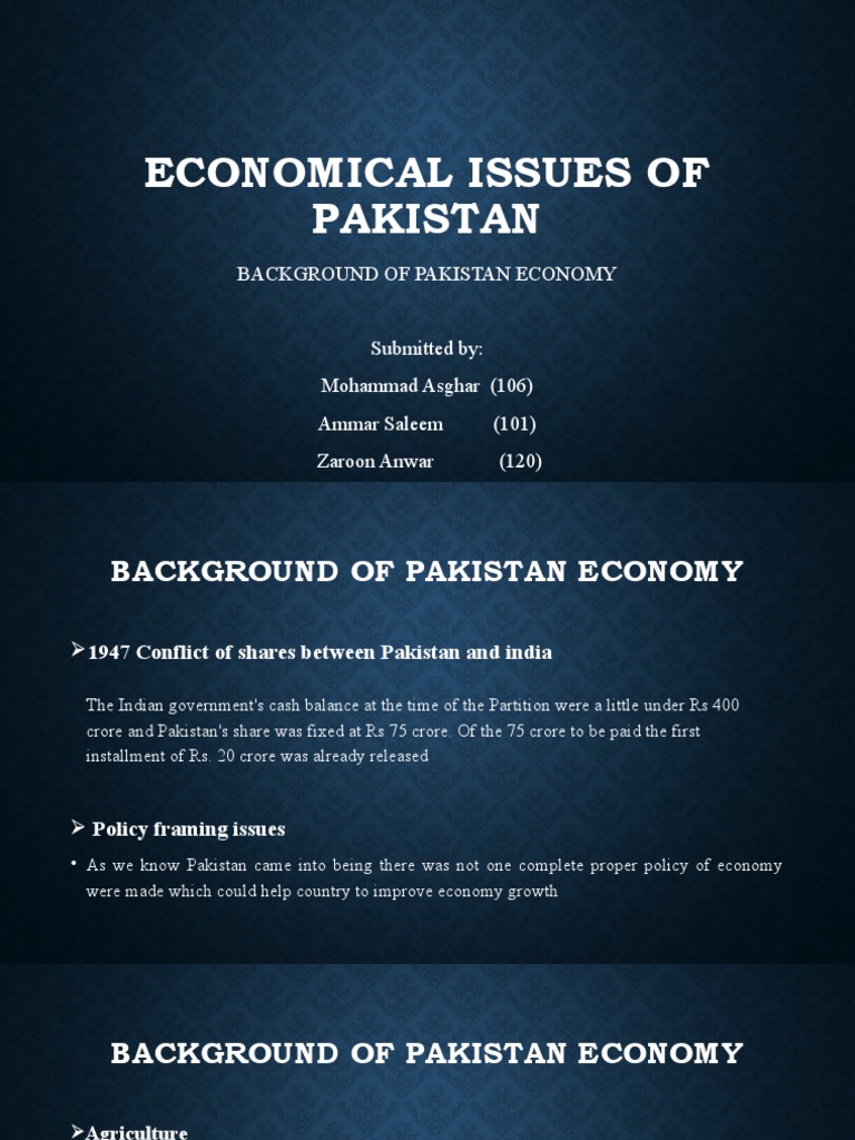Economical Issues of Pakistan.. | PDF | Pakistan | Inflation