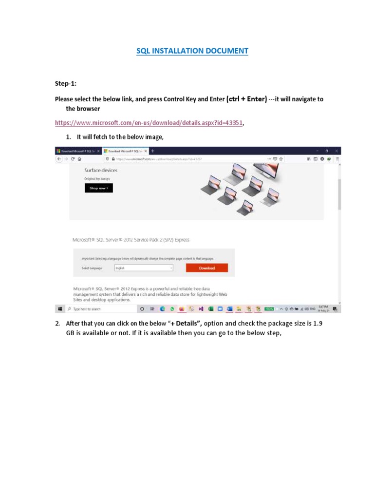 2.SQL Installation PDF | PDF | Screenshot | Microsoft Sql Server