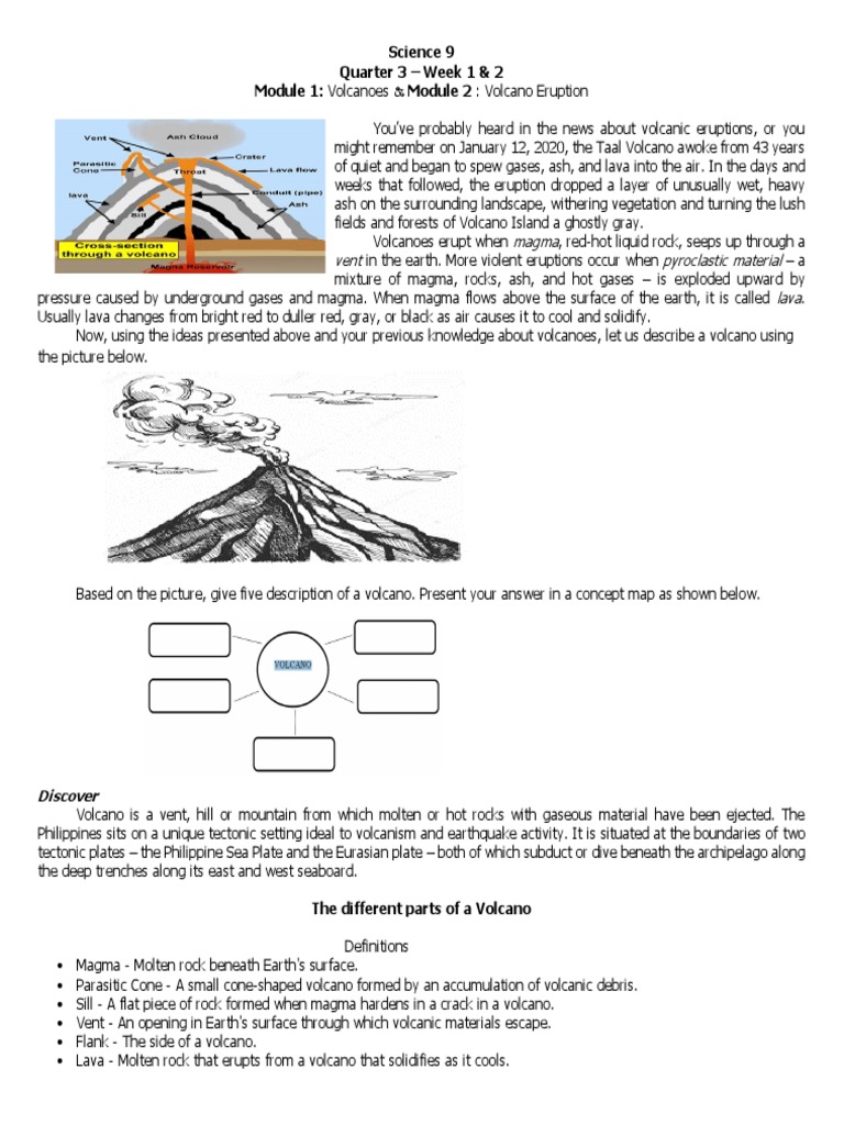 Volcanoes: Types and Eruptions | PDF | Volcano | Types Of Volcanic ...