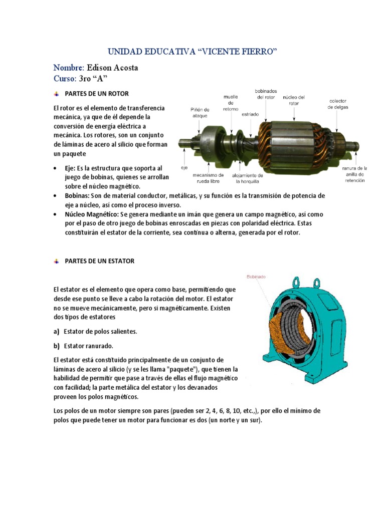 Rotor Y Estator Pdf