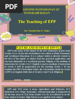 EPP Teaching Strategies and Assessment EDUC 110 BEED | PDF | Educational Assessment | Learning