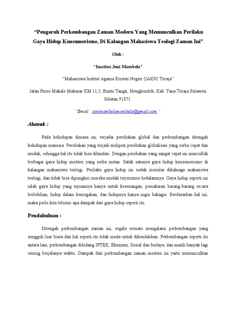 MPST Gaya Hidup | PDF | Ilmu Sosial