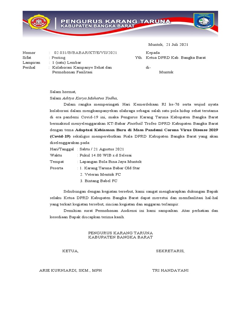 Surat Permohonan | PDF