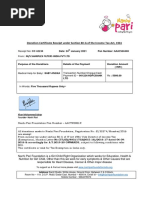 80G Receipt | PDF | Payments | Society