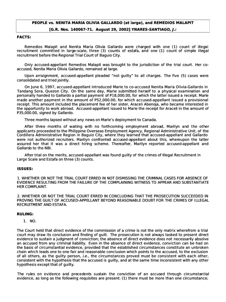 Evidence Digest Compilation - Compress | PDF | Witness | Evidence (Law)