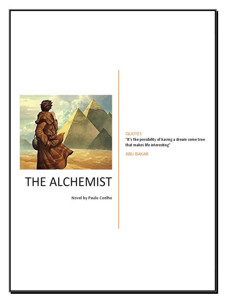 Book Overview The Alchemist | PDF | Mystery, Thriller & Crime Fiction ...