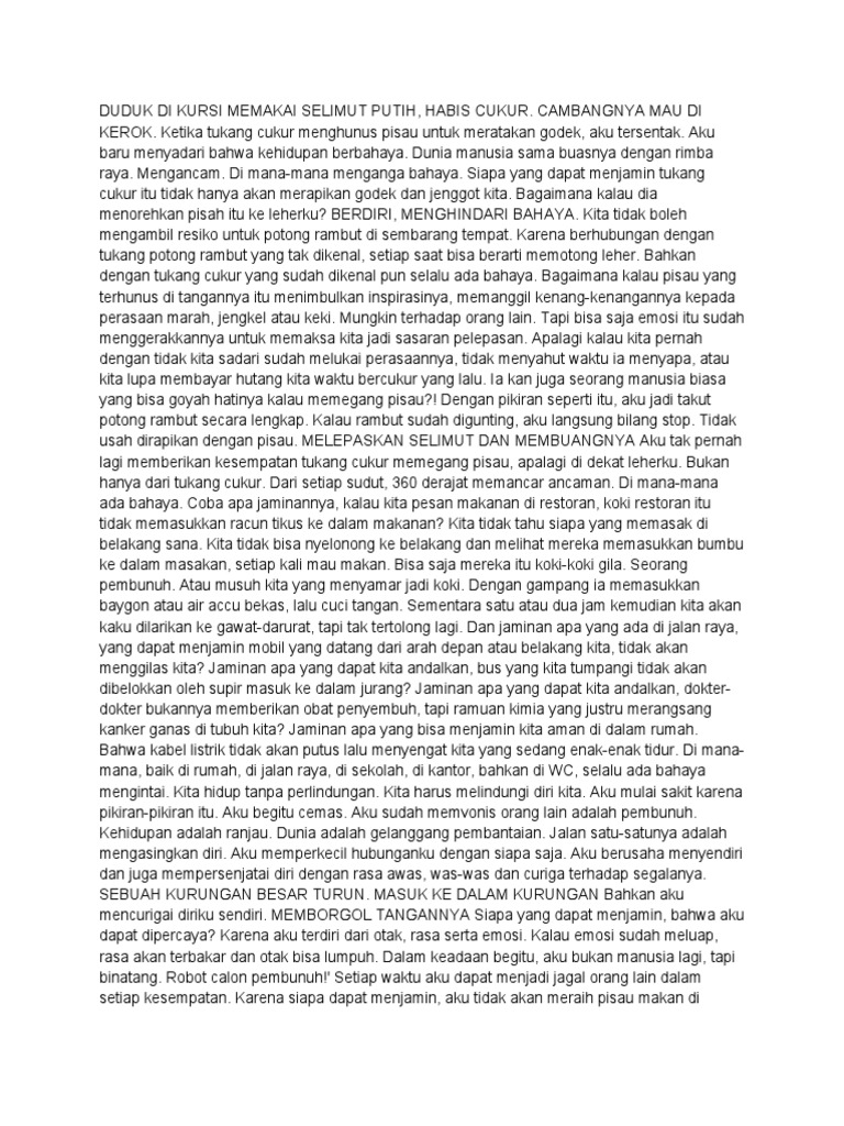 Contoh Teks Drama Monolog | PDF