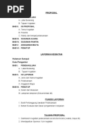 Struktur Proposal Kegiatan | PDF
