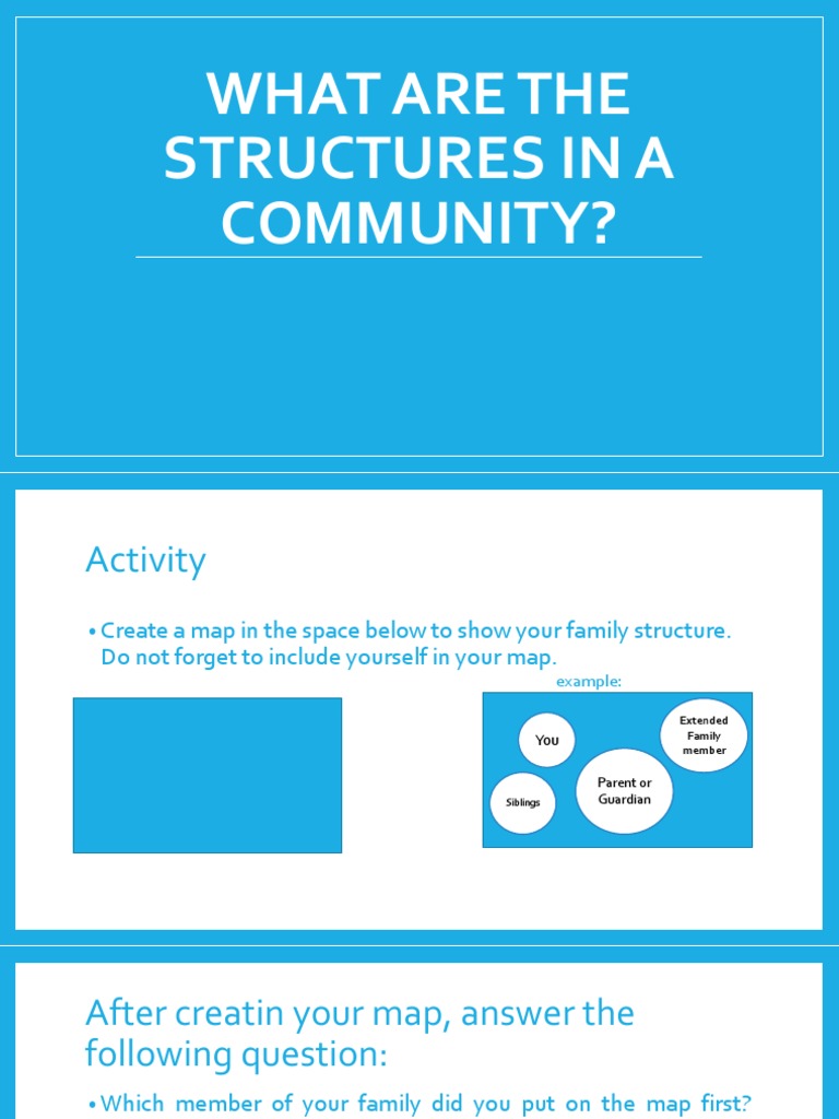 Understanding Community Structures | PDF | Institution | Family