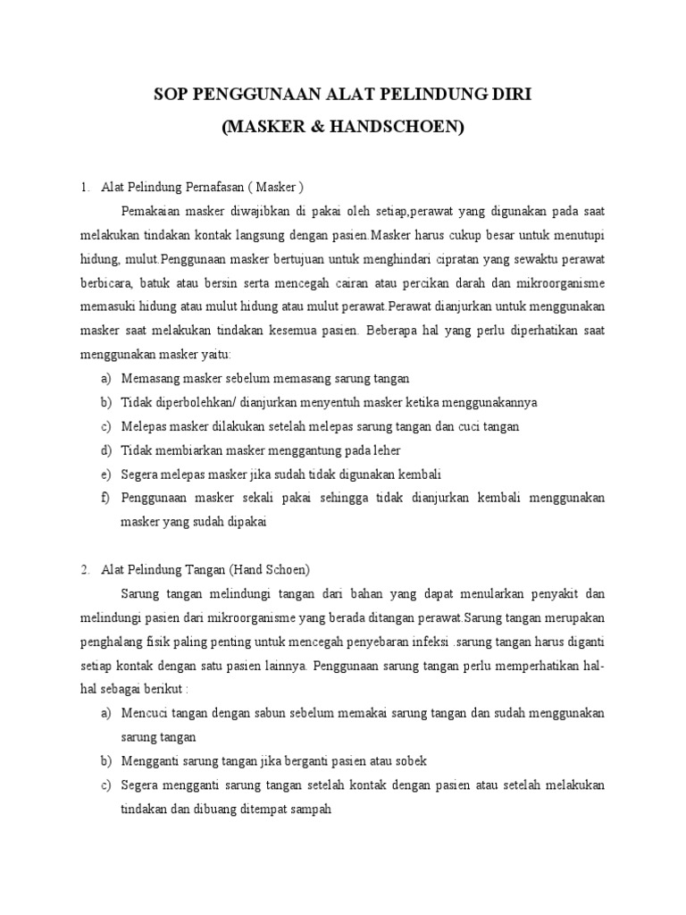 Nur Bintoro - NIM P07120420011 - Tugas EBN SOP Penggunaan Alat ...