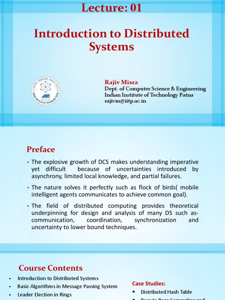 Chapter 1 - Intro | PDF | Distributed Computing | Computer Network