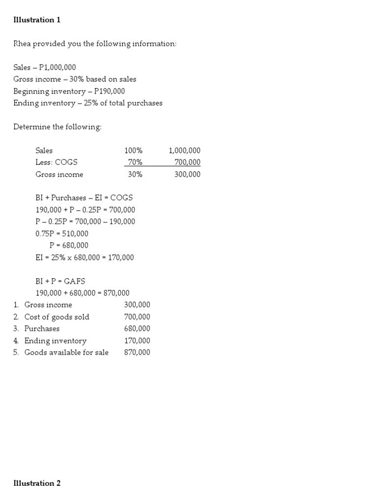 Merchandising Problem 3 ANSWER | PDF | Cost Of Goods Sold | Inventory