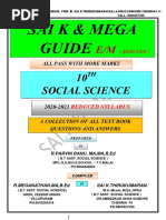10th Social Science Full Guide by Sai K and Mega Guide - English Medium ...