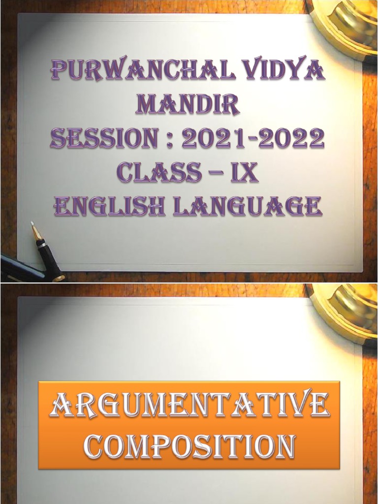 Worksheet 04 - Argumentative Essay | PDF