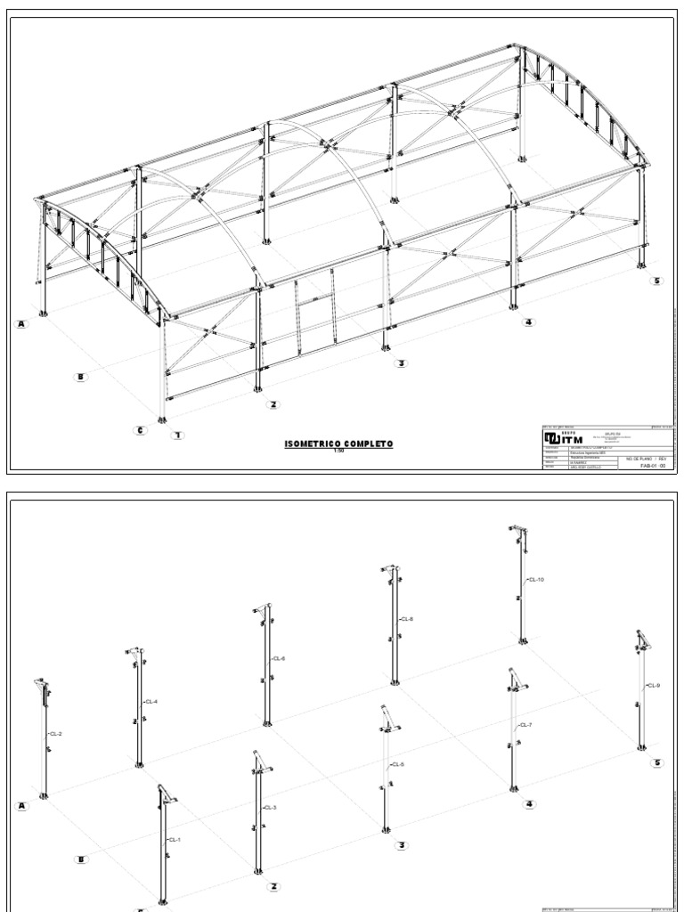 Planos Isométricos de Estructuras | PDF