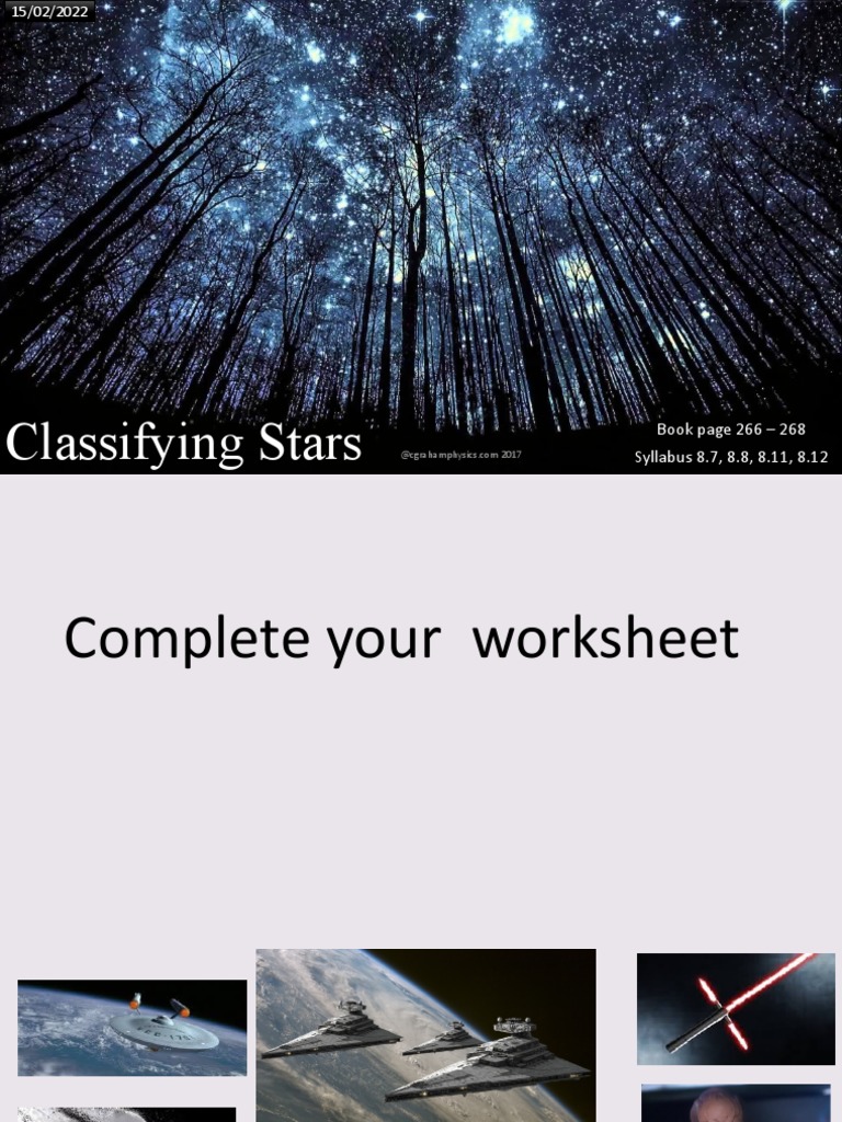 Lesson 2 Classifying Stars | PDF | Stars | Apparent Magnitude