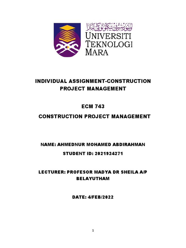 Individual Project Management | PDF | Project Management | Economies