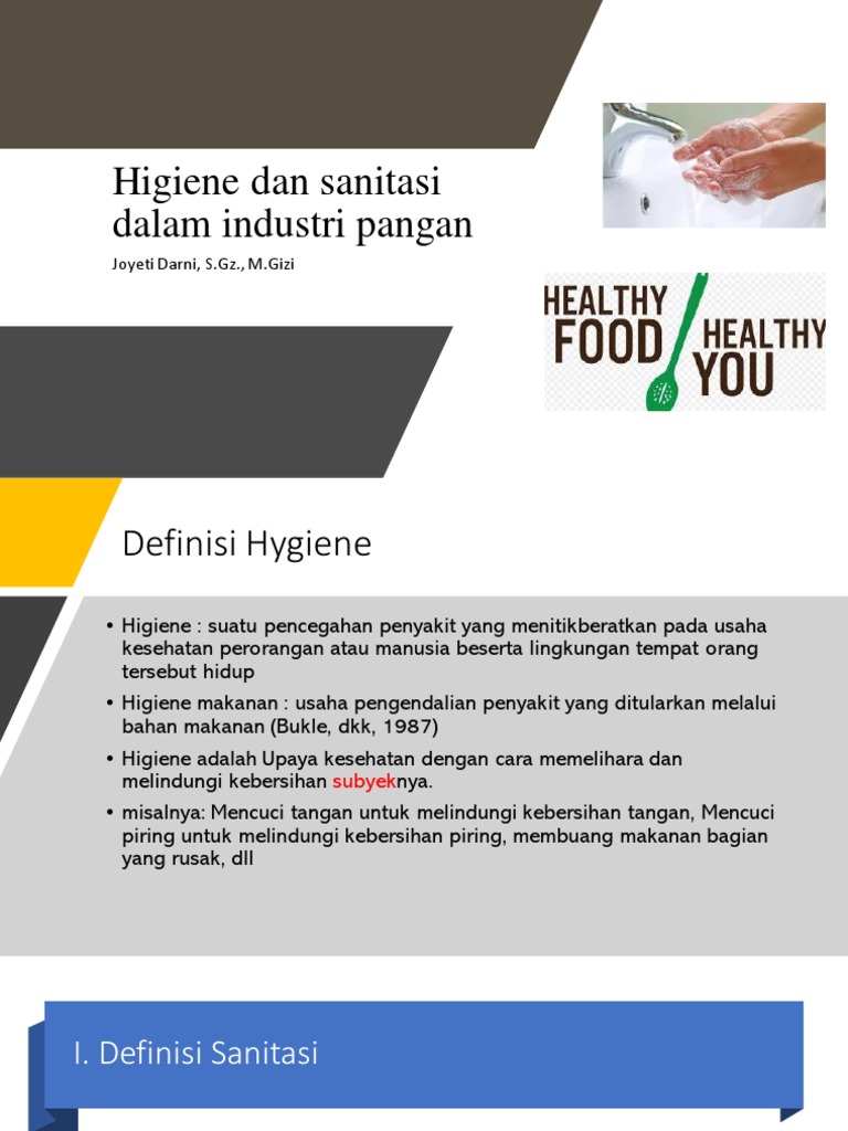 Hygiene Dan Sanitasi - 3 | PDF