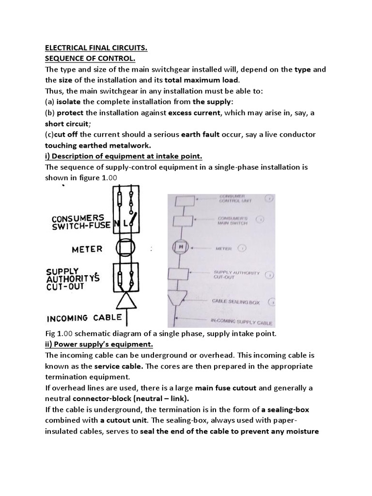 Electrical Final Circuits | PDF | Fuse (Electrical) | Electrical Wiring