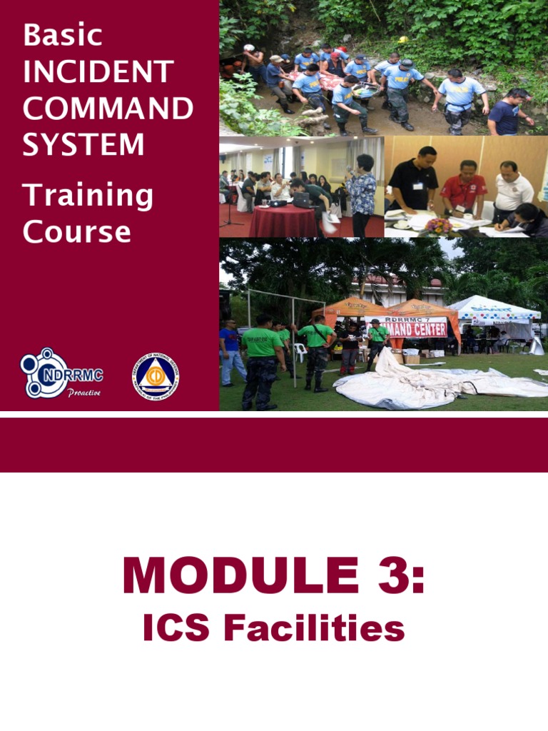 MODULE 3 ICS Facilities | PDF | Incident Command System | Safety
