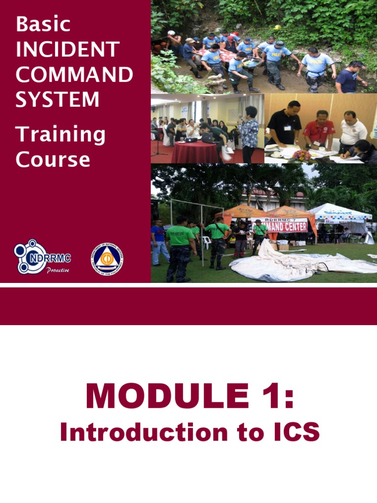 MODULE 1 Introduction To ICS | PDF | Incident Command System ...