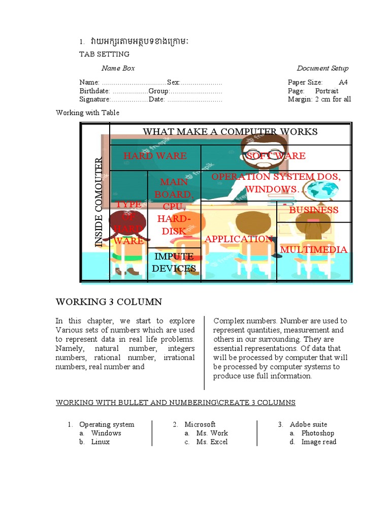 What Make A Computer Works: Hard Ware Soft Ware Main Board, Cpu, Hard ...