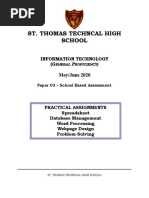 SAMPLE SBA For Information Technology For CSEC | PDF | Voting ...