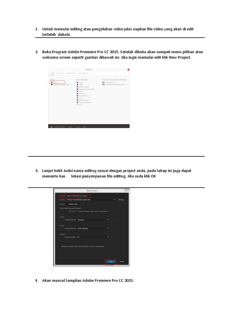 Tutorial Adobe Premiere | PDF