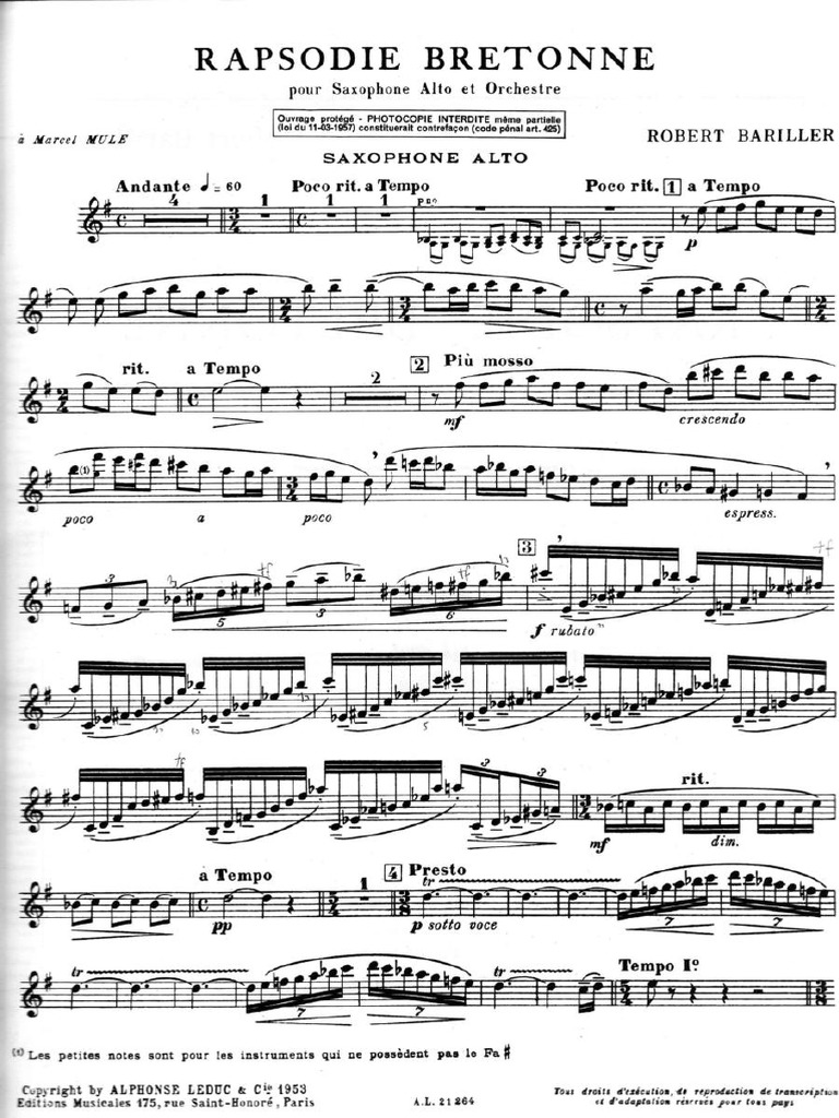 Rhapsodie Bretonne PDF Free | PDF | Compositions musicales | Musicologie