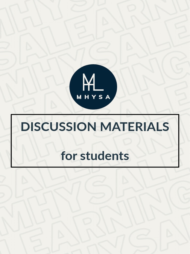 Discussion Materials For Students | PDF | Grammatical Tense | Verb