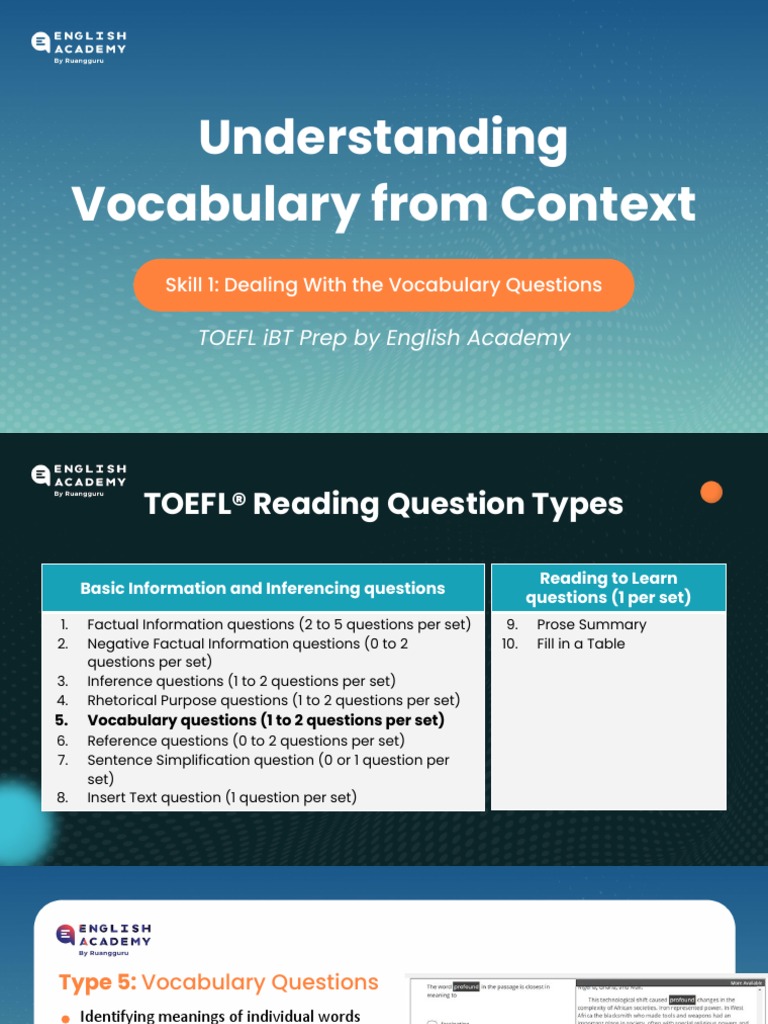 TOEFL IBT Reading Section Handouts | PDF | Ruminant | Digestion