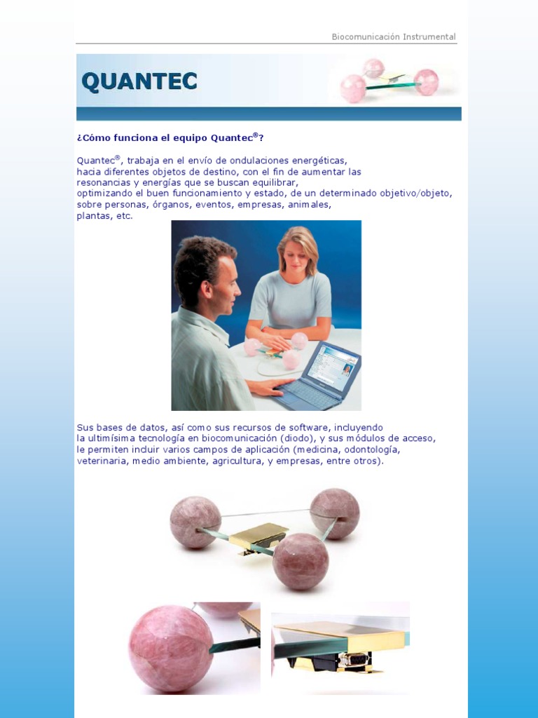Quantec®,.. | PDF | Bienestar | Medicina