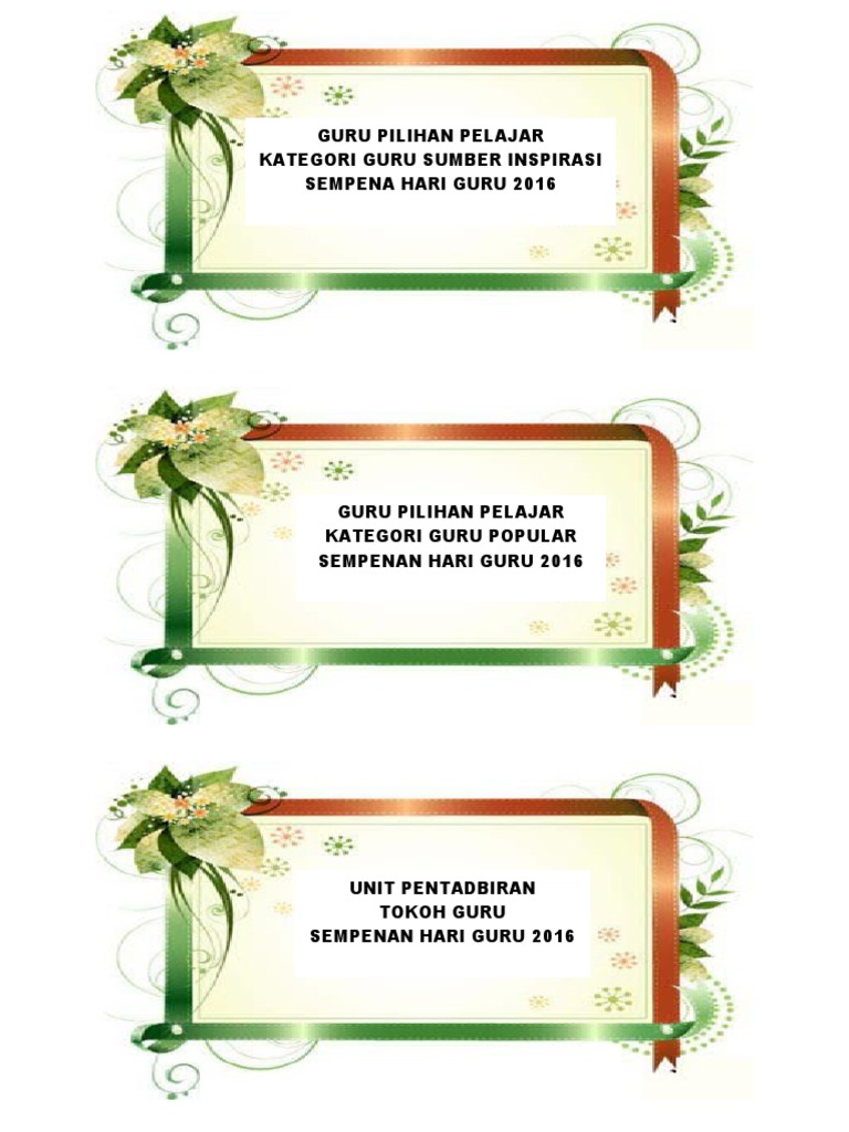 Label Sampul Surat | PDF