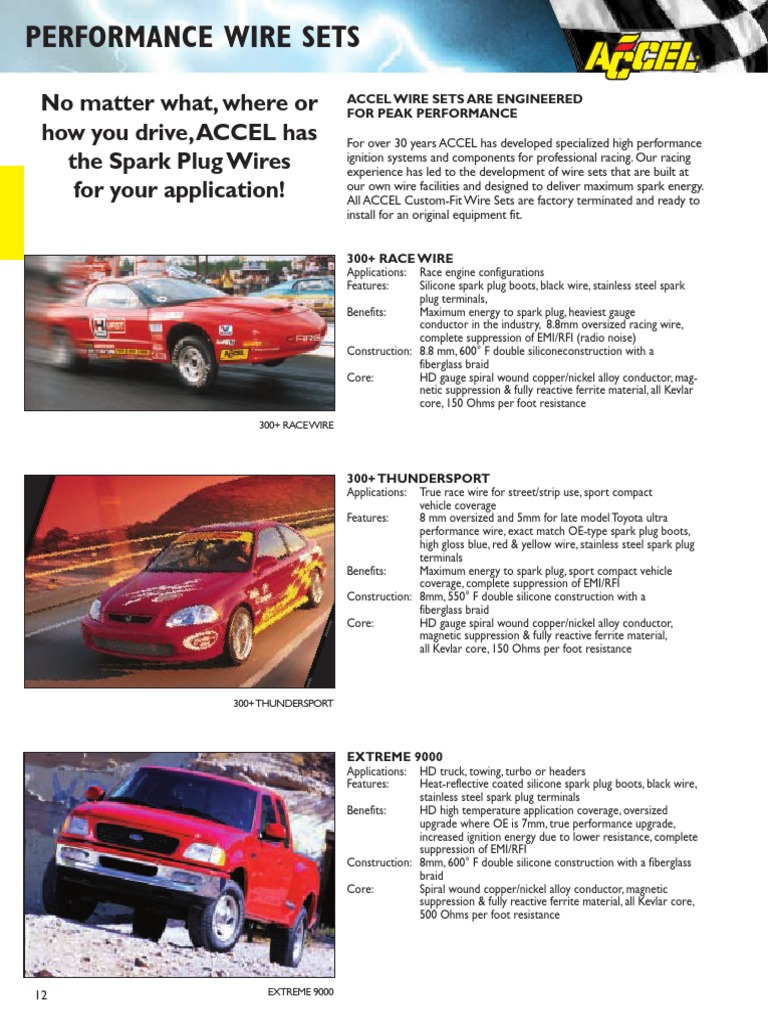 Accel Wires Sets | PDF | Electrical Resistance And Conductance ...