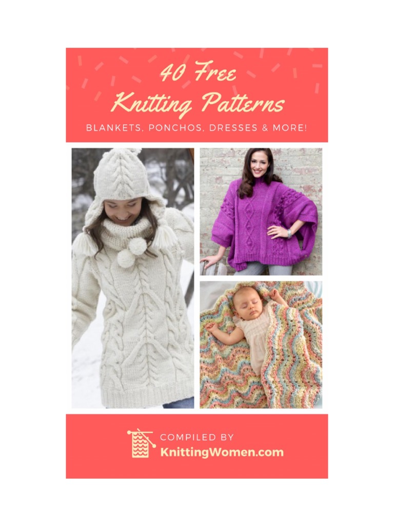 FreeKnittingPatterns 1 | PDF | Knitting | Sweater