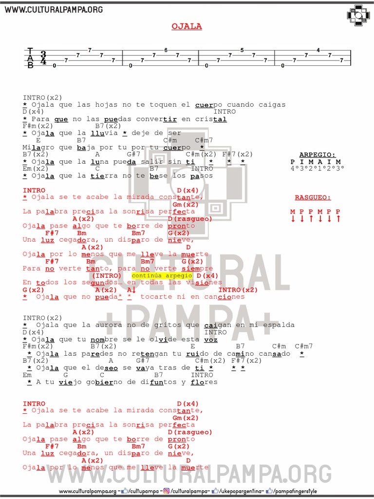 Ojala-Silvio Rodriguez | PDF