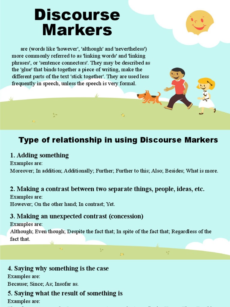 Discourse Markers | PDF
