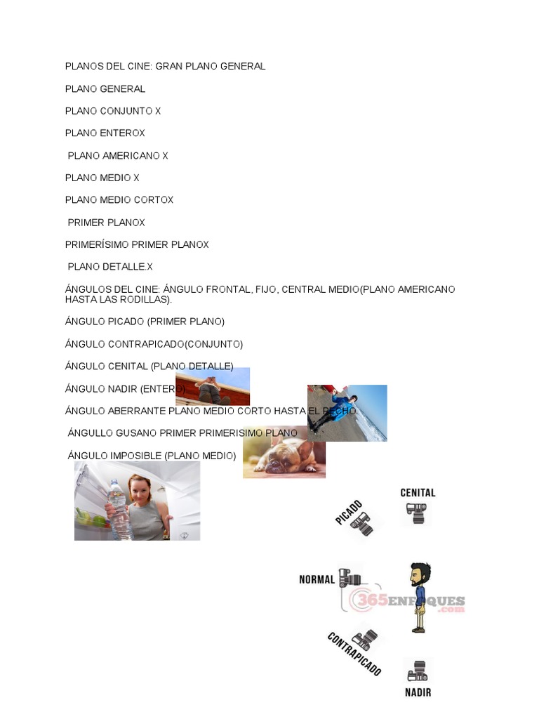 Planos y Ángulos en el Cine | PDF