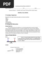 Simple Machines Questions With Answers | PDF