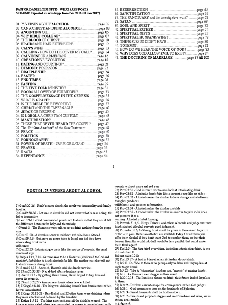 Bible Studies Vol 2 | PDF | Anointing | Jesus