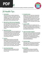 The PRAL Table | PDF | Foods | Food And Drink