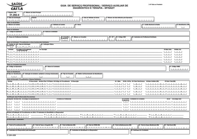 Guia - Servico - Diagnostico - Terapia SADT | PDF | Remédio | Medicina ...