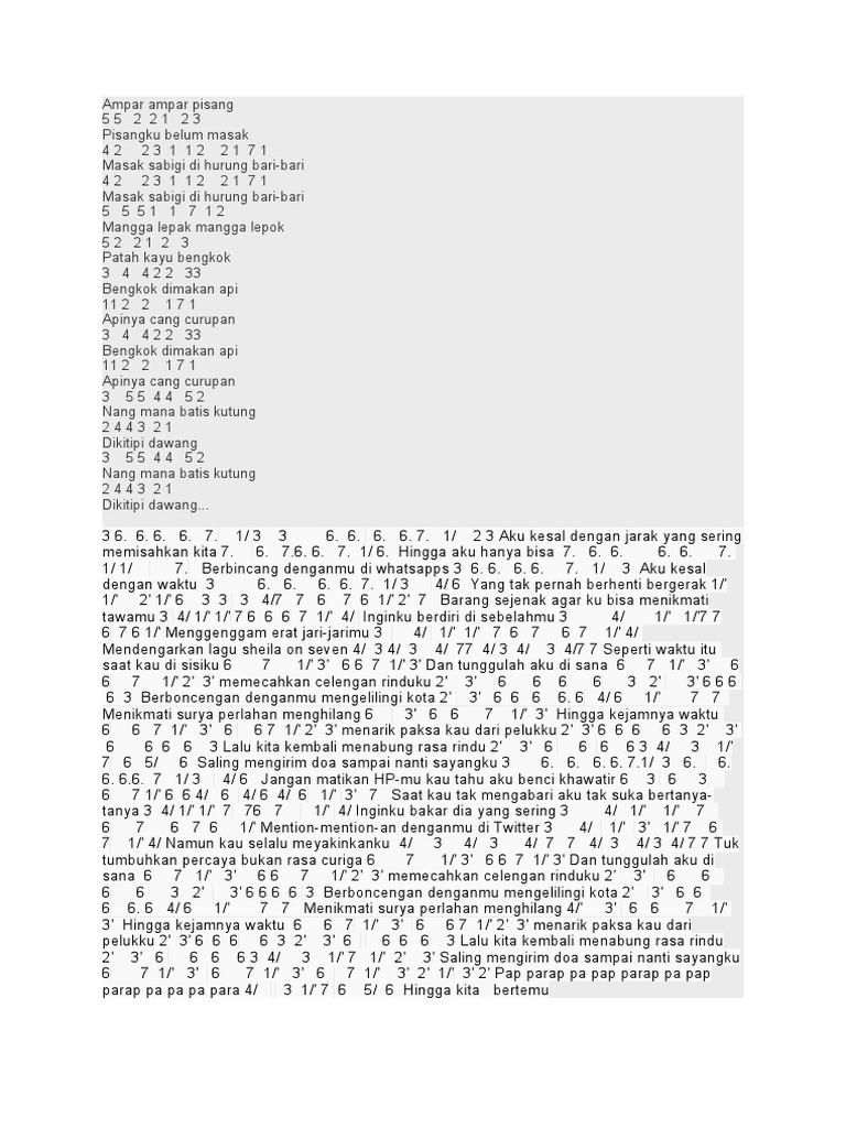 Ampar Ampar Pisang Pdf