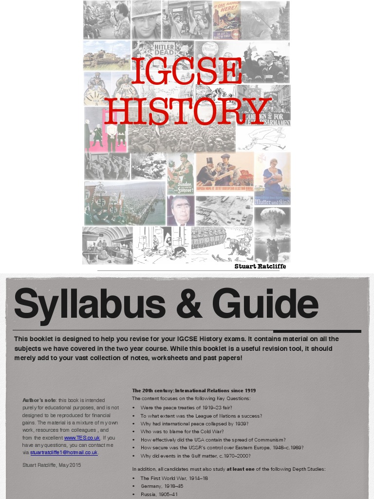 iGCSE-History-Excelente Material | PDF | Treaty Of Versailles | League ...