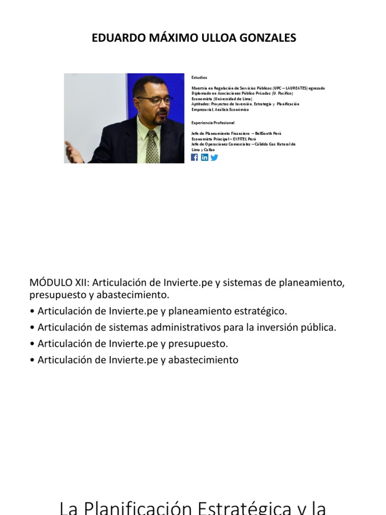Articulación del Presupuesto de Capital | PDF | Planificación ...