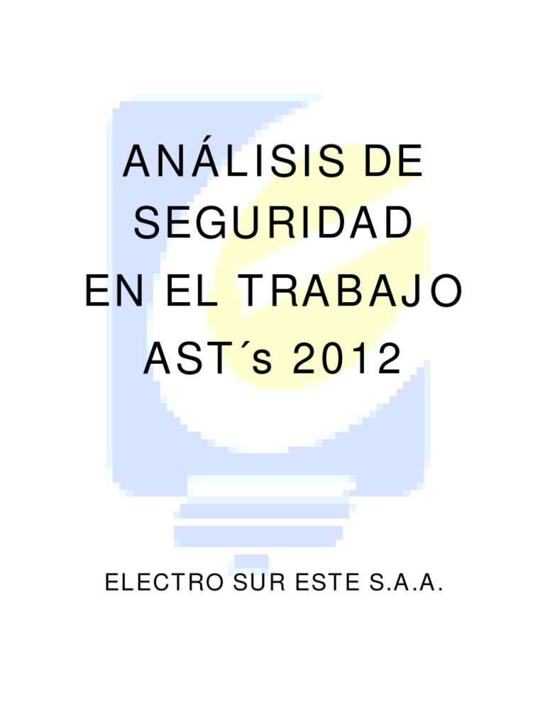 Analisis de Seguridad en El Trabajo Ast | PDF | Dióxido de carbono | Casco