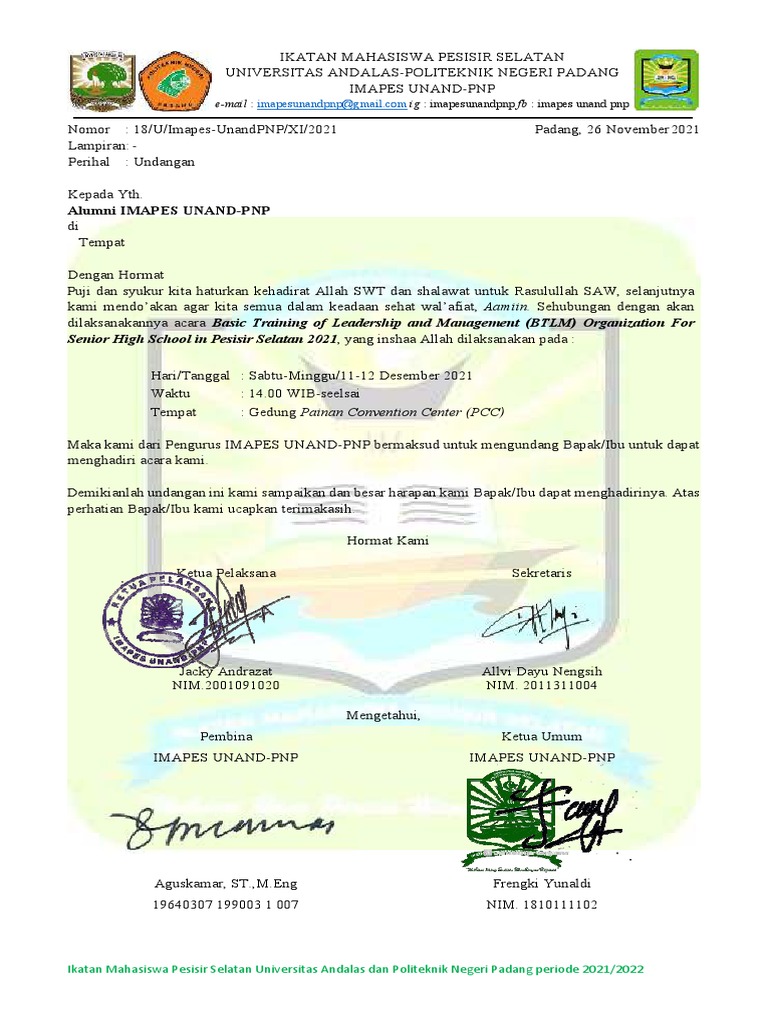 Alumni Imapes Unand-Pnp | PDF