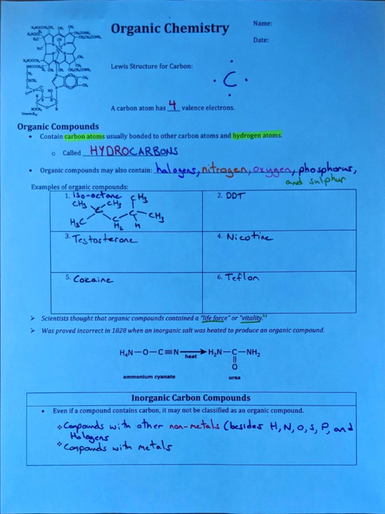 Notes - Organic Chemistry Key | PDF | Alkane | Alkene