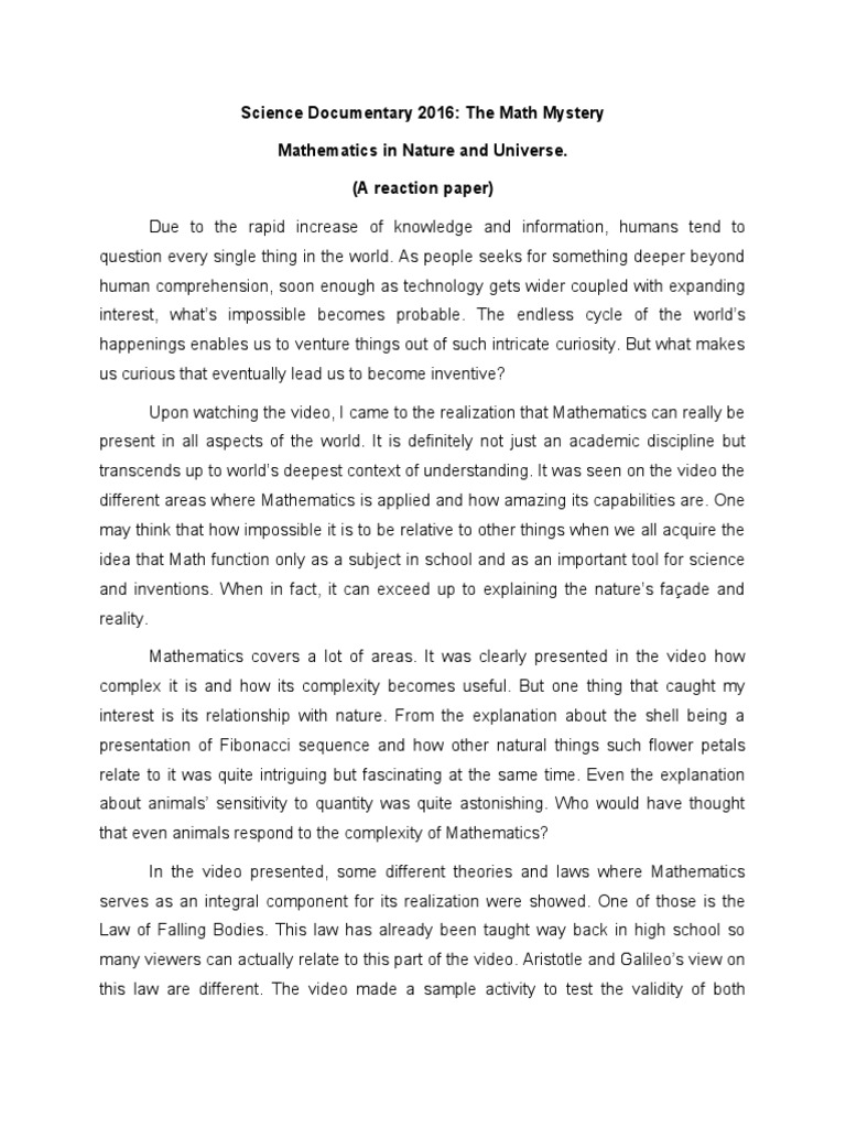 Science Documentary 2016: The Math Mystery Mathematics in Nature and ...