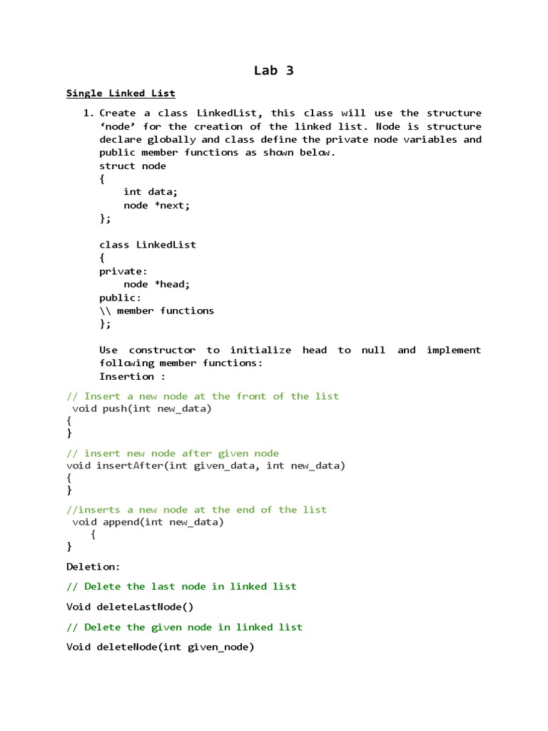 Lab 3 Pdf Array Data Structure Pointer Computer Programming
